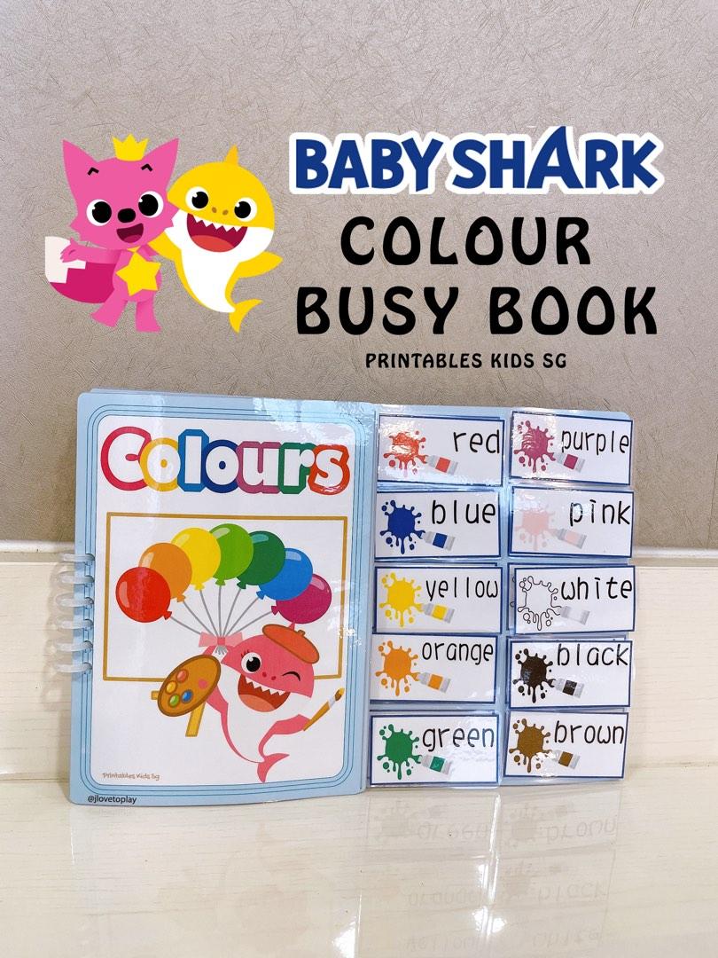 Baby Shark Colour Busy Book, Hobbies & Toys, Books & Magazines ...