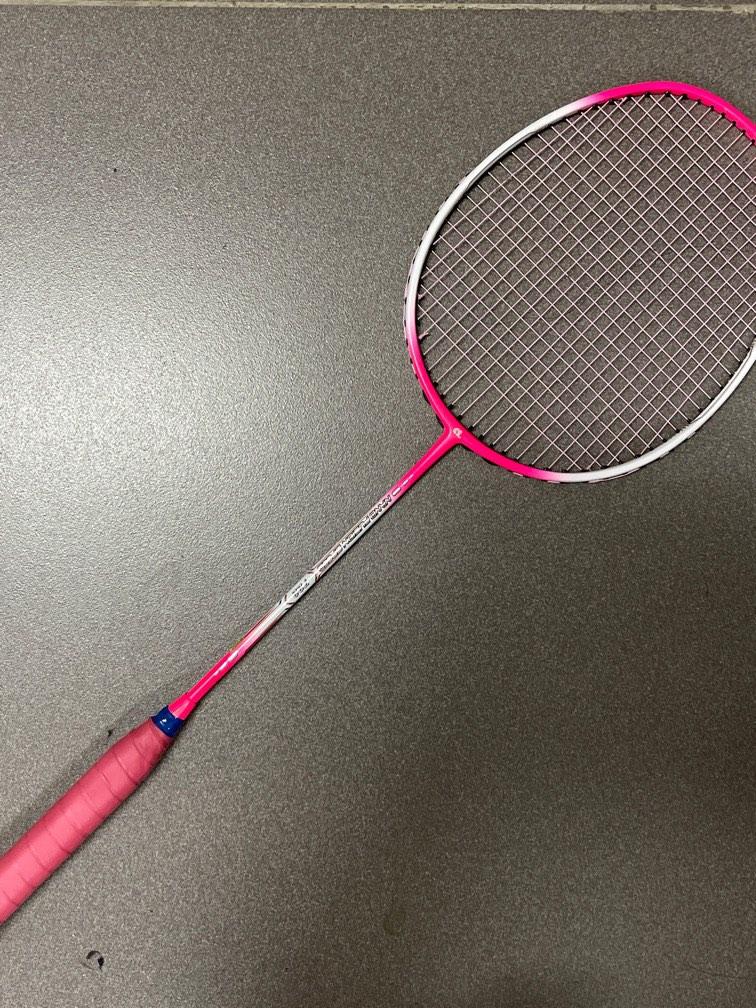 Badminton racket (Hot pink), Sports Equipment, Sports & Games, Racket ...
