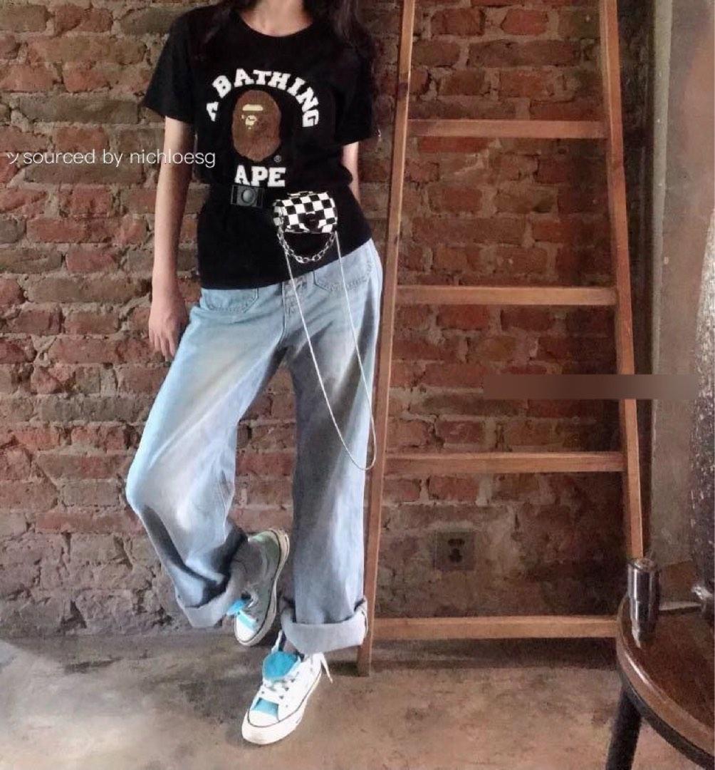 BAPE BOA COLLEGE TEE, Women's Fashion, Tops, Blouses on Carousell