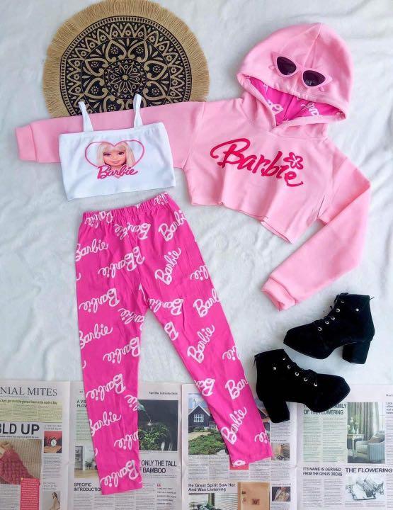 Barbie Set Outfit (Kids), Babies & Kids, Babies & Kids Fashion on Carousell