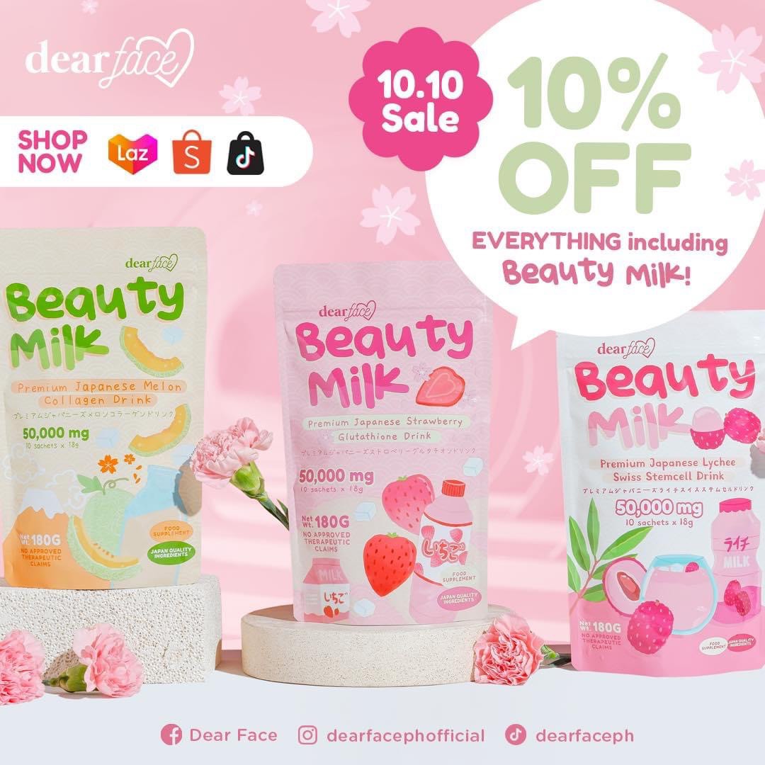 Beauty Milk Strawberry, Melon and Lychee, Food & Drinks, Beverages on ...