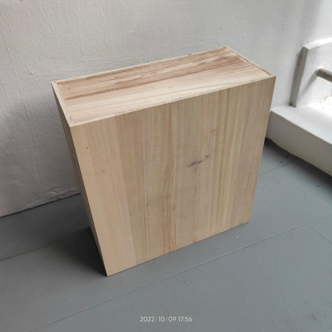 Big Wooden Box with Slide-on Lid (Wine Crate Lookalike), Furniture ...