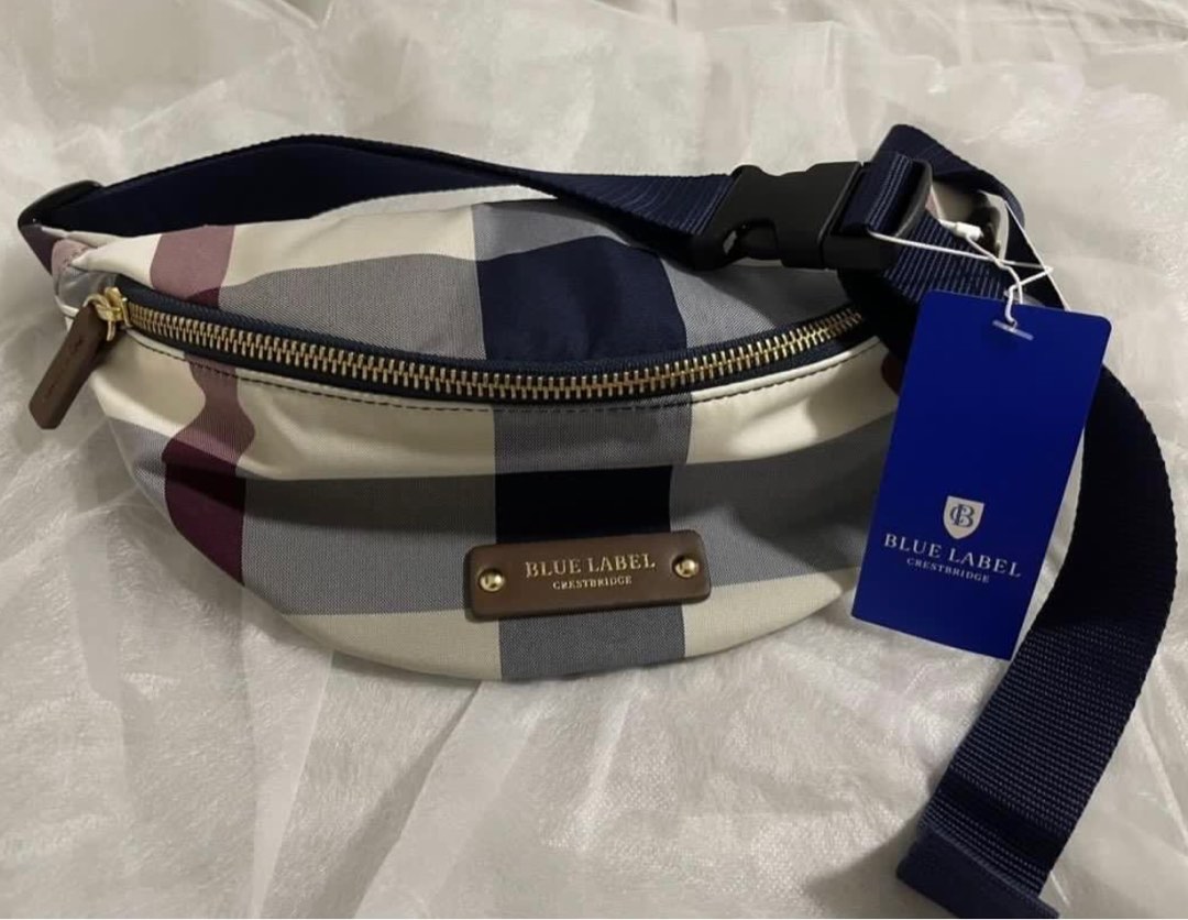 Blue label bum bag, Luxury, Bags & Wallets on Carousell