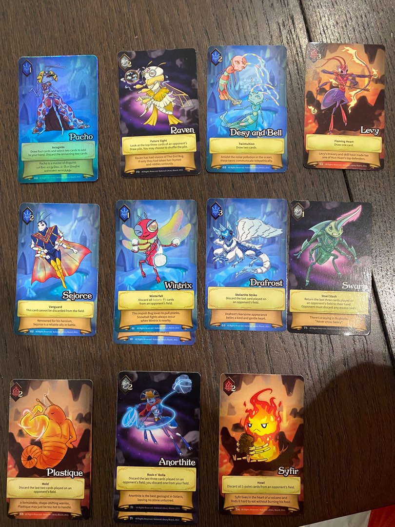 Book Bugs Cards for Exchange, Hobbies & Toys, Toys & Games on Carousell