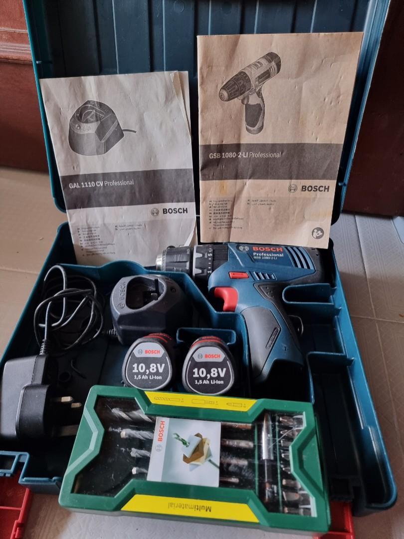 Bosch GSB 1080-2-Li professional cordless drill screwdriver with ...