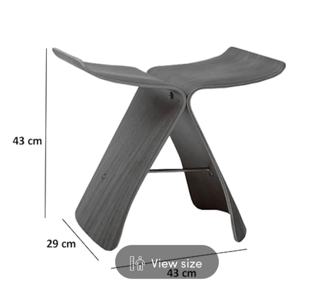 Hip Van Butterfly Stool (Sori Yanagi Replica), Furniture & Home Living ...