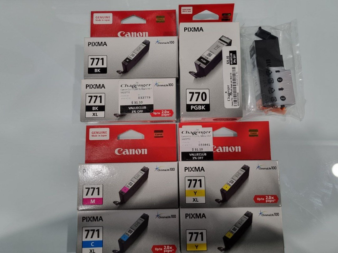 Canon Pixma 770/771 Printer Inks, Computers & Tech, Printers, Scanners ...