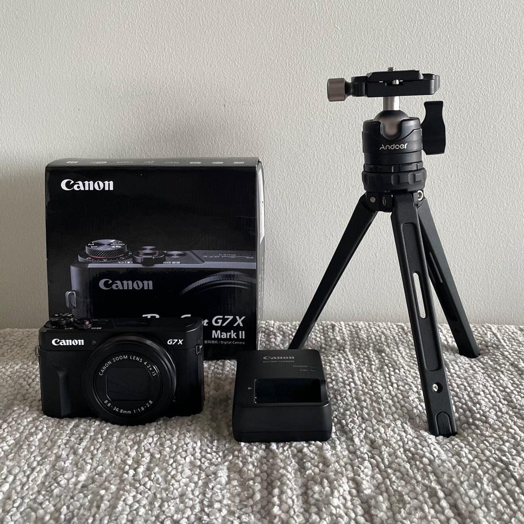 Canon Powershot G7X Mark II Digital Compact Camera, Photography, Video Cameras on Carousell
