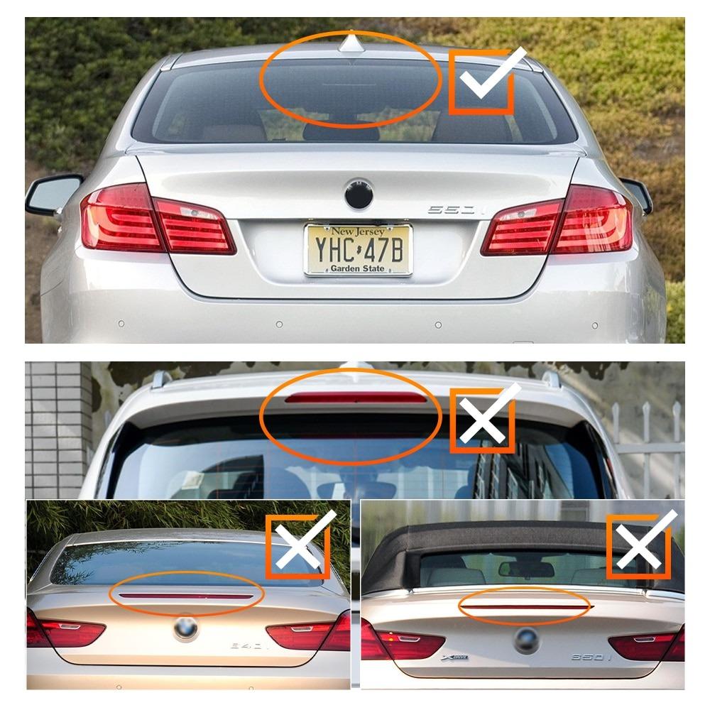 Car Acrylic Sticker 3rd Brake Light BMW M Performance for BMW 3, 5, 6, Series, E46, E90, E91 ...