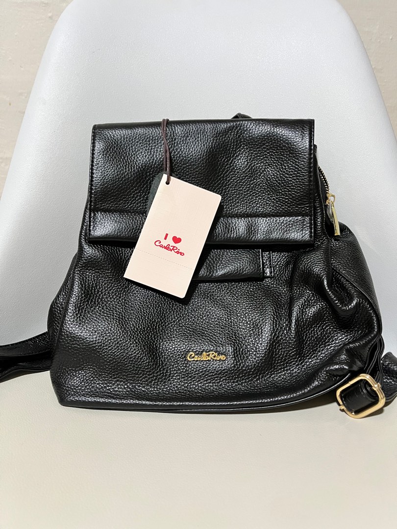 Carlo Rino Backpack, Women's Fashion, Bags & Wallets, Backpacks on ...