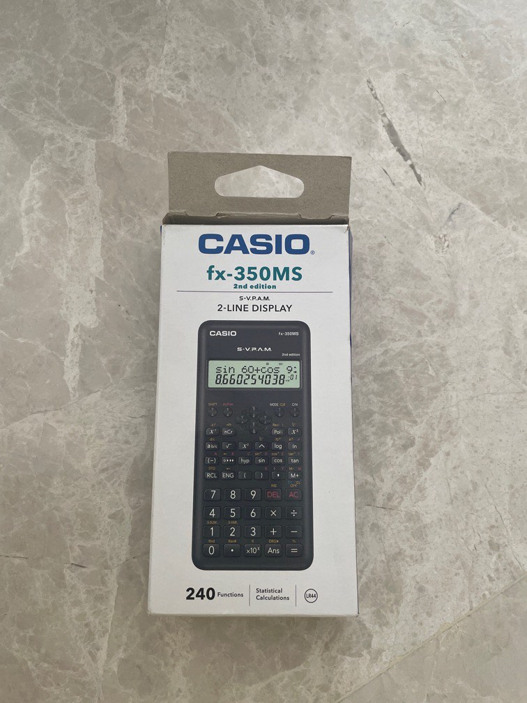 Casio fx 350ms calculator, Computers & Tech, Parts & Accessories, Other ...