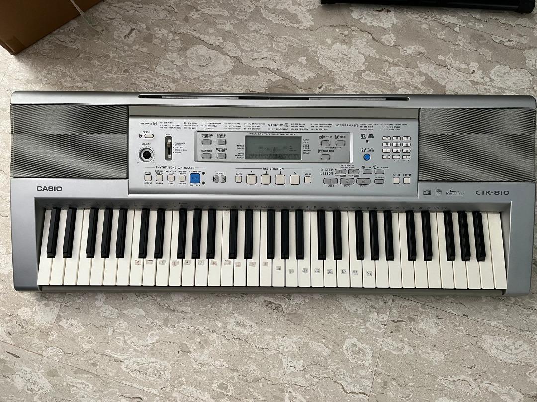 Casio Piano Keyboard with Stand, Hobbies & Toys, Music & Media, Musical ...