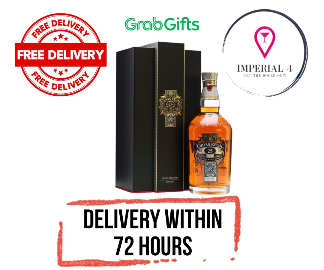 Chivas 25 Years with Gift Box - 700ML, Food & Drinks, Alcoholic ...