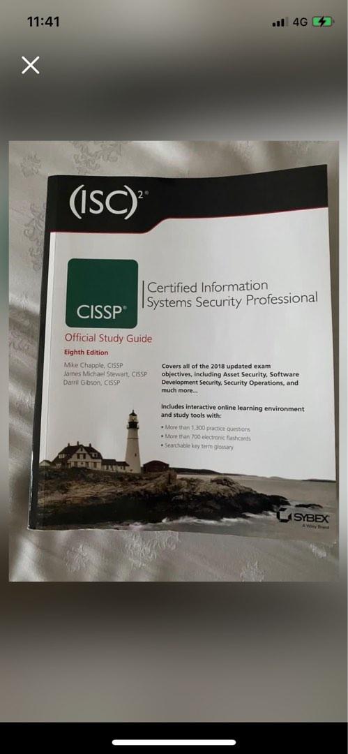 CISSP Cyber Security Text 8 Edition, Hobbies & Toys, Books & Magazines ...
