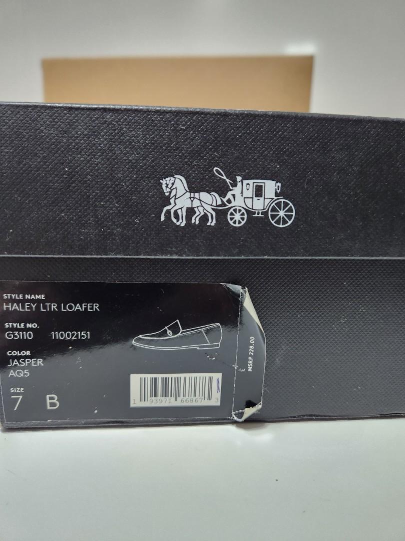 Coach Haley Leather Loafer, Women's Fashion, Footwear, Loafers on Carousell