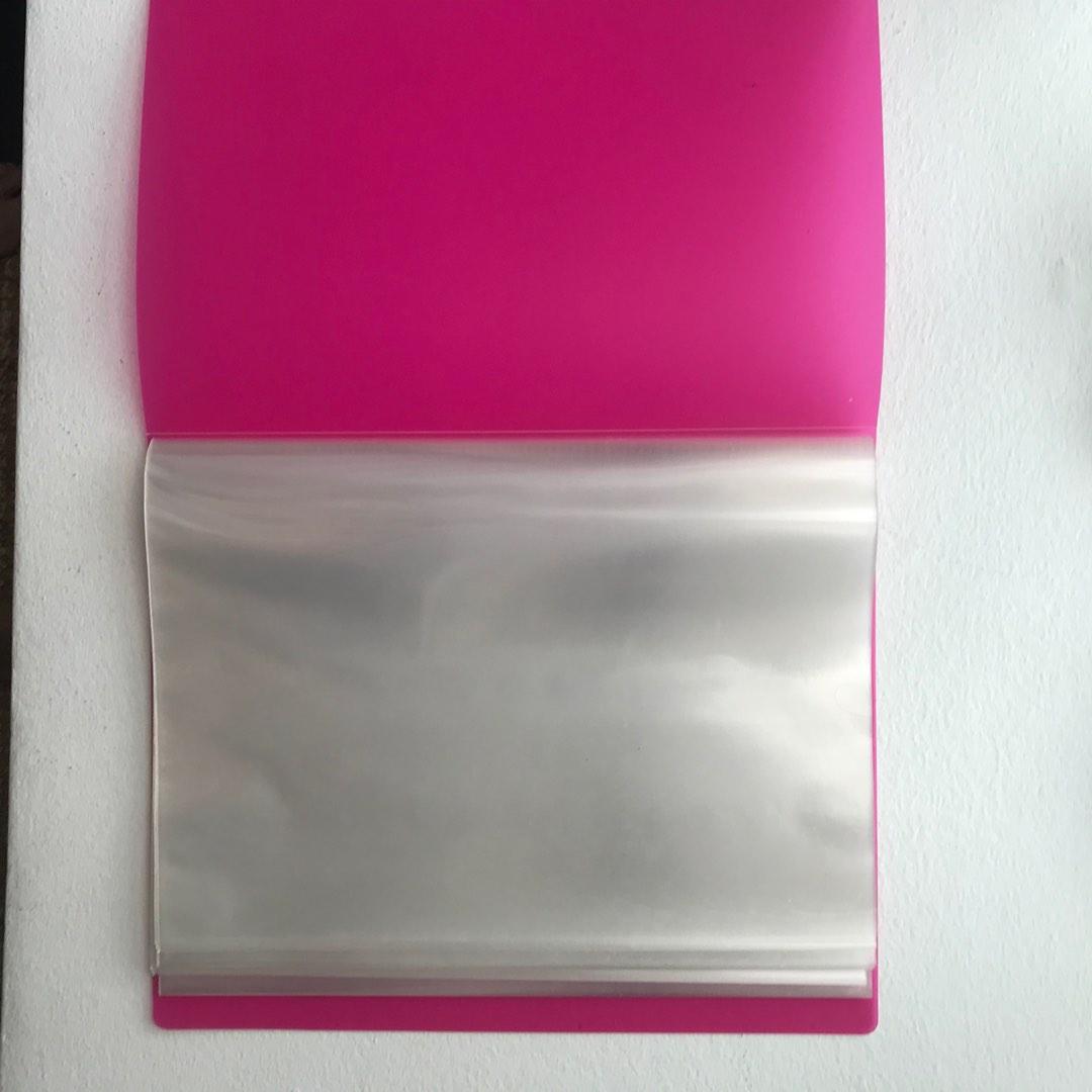 Colourful Plastic Sleeve Folder, Hobbies & Toys, Stationery & Craft ...
