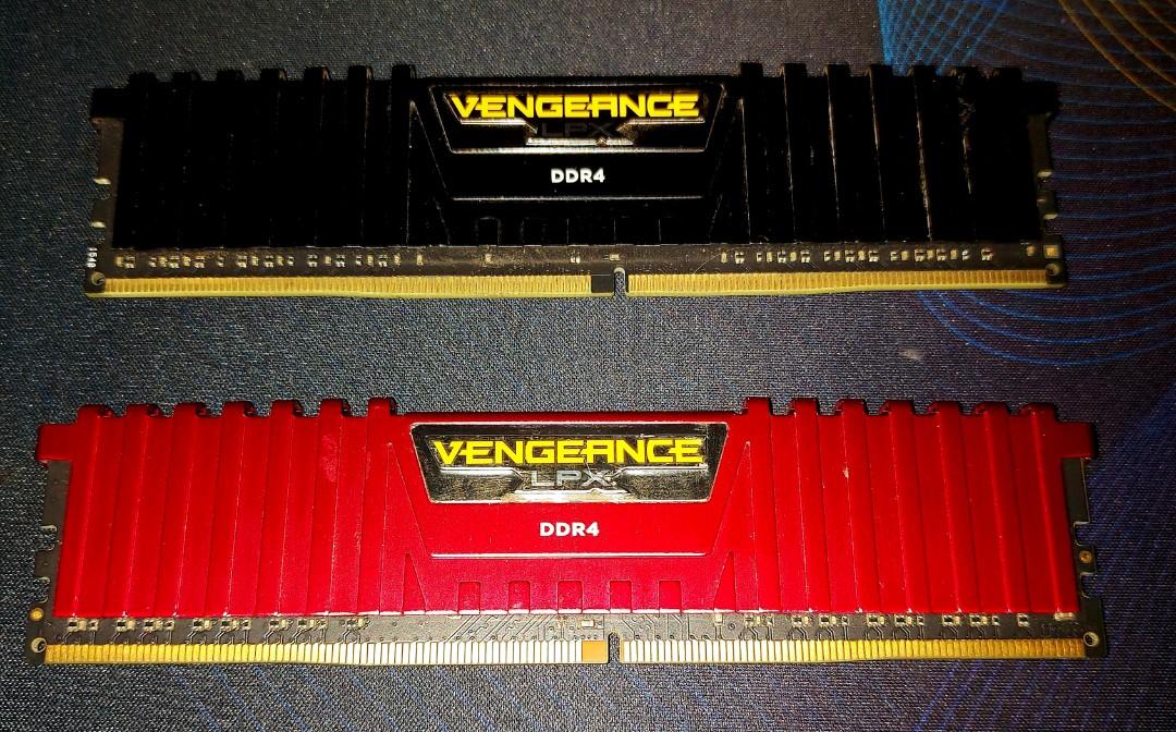Corsair 4GB DDR4 RAM Vengeance 2400 Desktop Memory, Computers & Tech ...