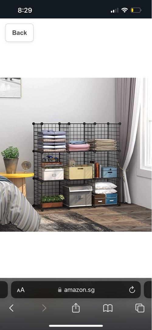 Cube Storage Organizer, Stackable Storage Bins, Modular Bookcase, DIY ...