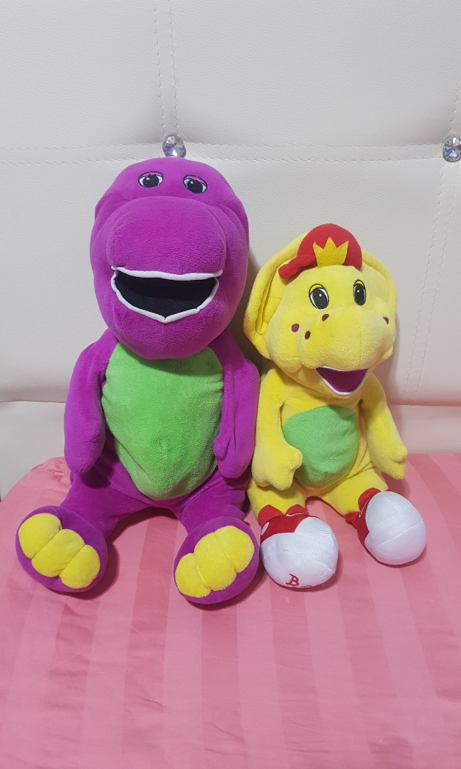 Cute barney teddy bears, Babies & Kids, Infant Playtime on Carousell