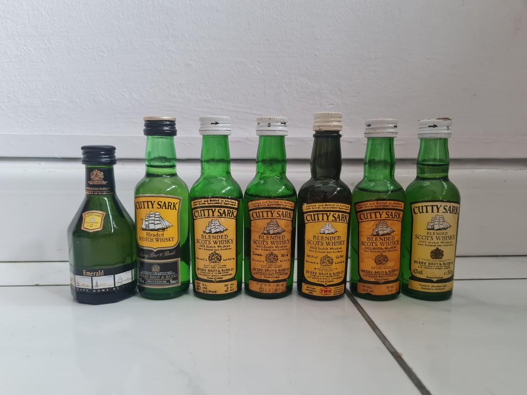 Cutty Sark green glass bottle collection, Hobbies & Toys, Memorabilia ...