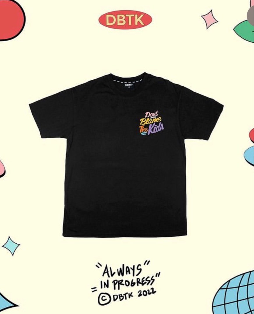 DBTK Script Land Tee, Men's Fashion, Tops & Sets, Tshirts & Polo Shirts ...