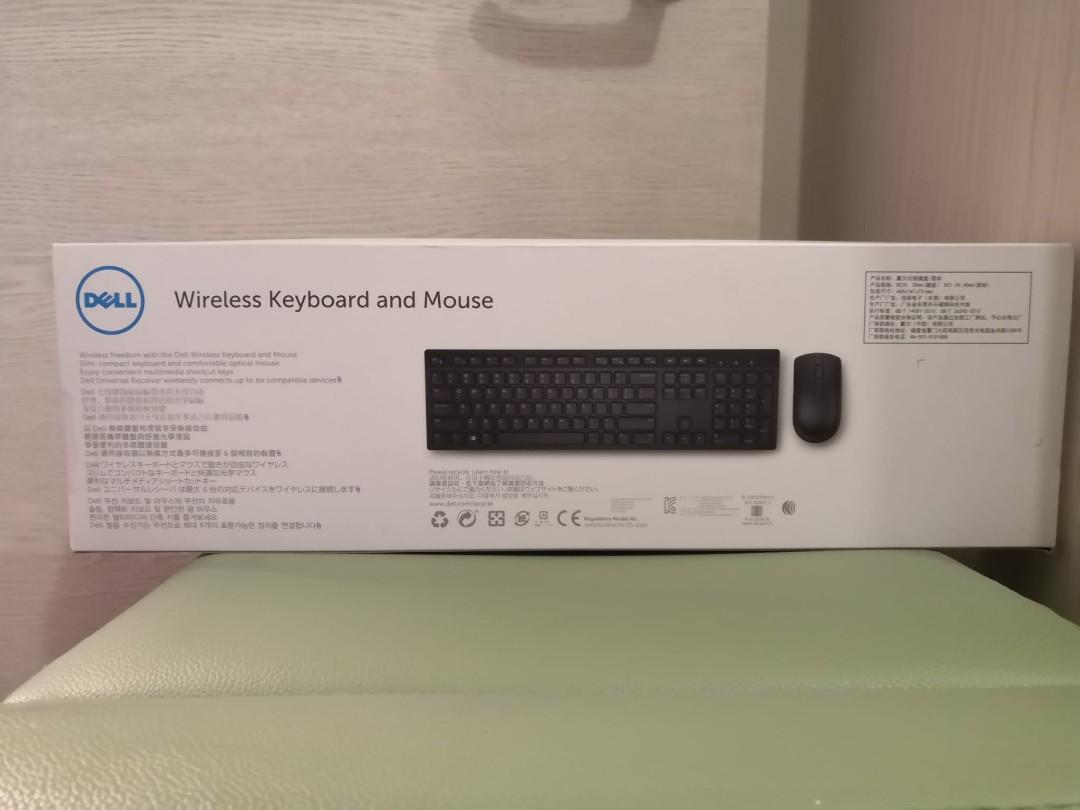 Dell wireless keyboard and mouse 無線鍵盤及滑鼠, 電腦＆科技, 電腦周邊及配件, 電腦鍵盤及相關產品 ...