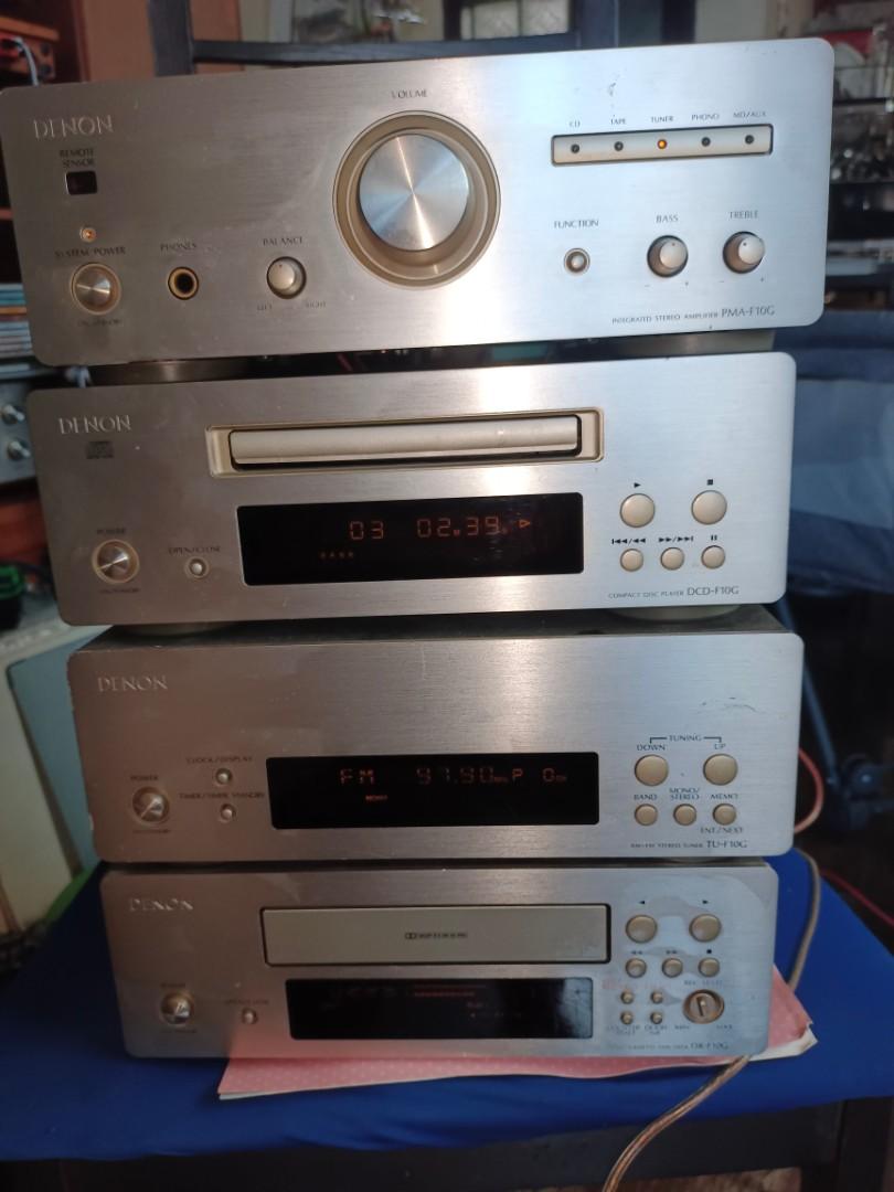 Denon components and audio Technica speakers Made in Japan, Audio ...