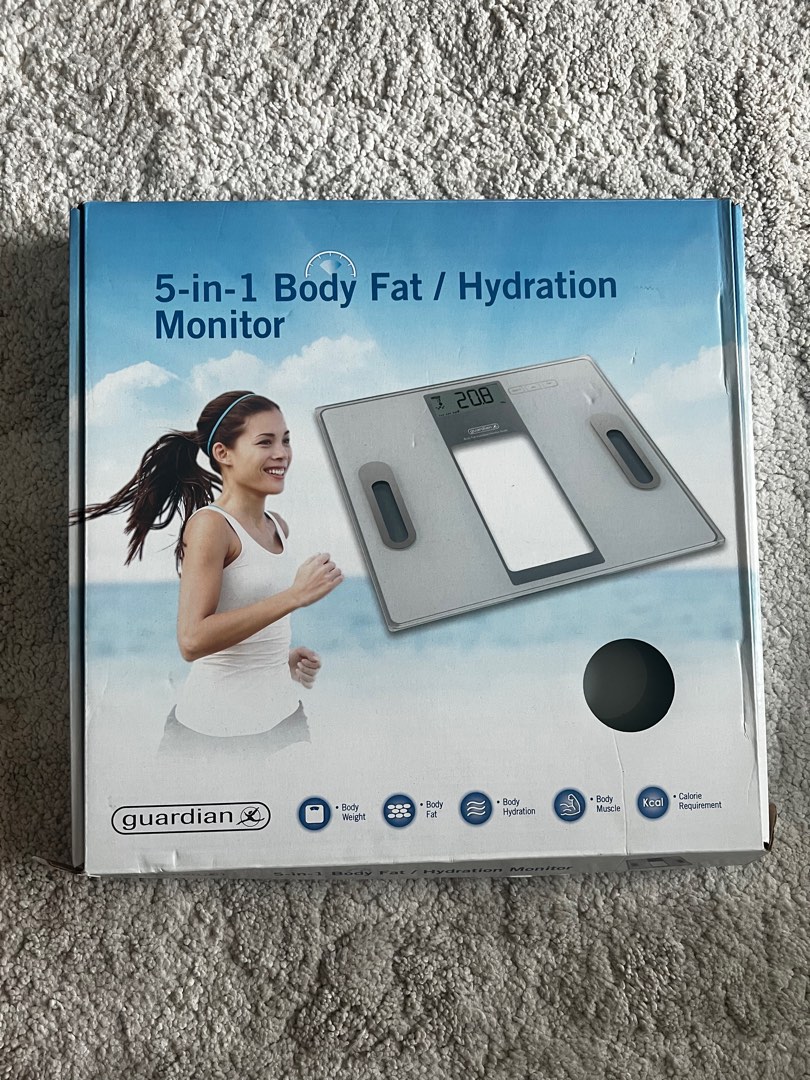 Guardian 5-in-1 Body Fat/Hydration Monitor (Digital Weighing Scale ...