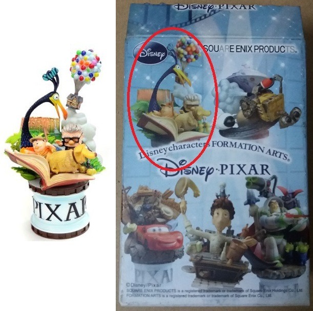 Disney Pixar Square Enix Formation Arts Up Carl Russel Dug Kevin ...
