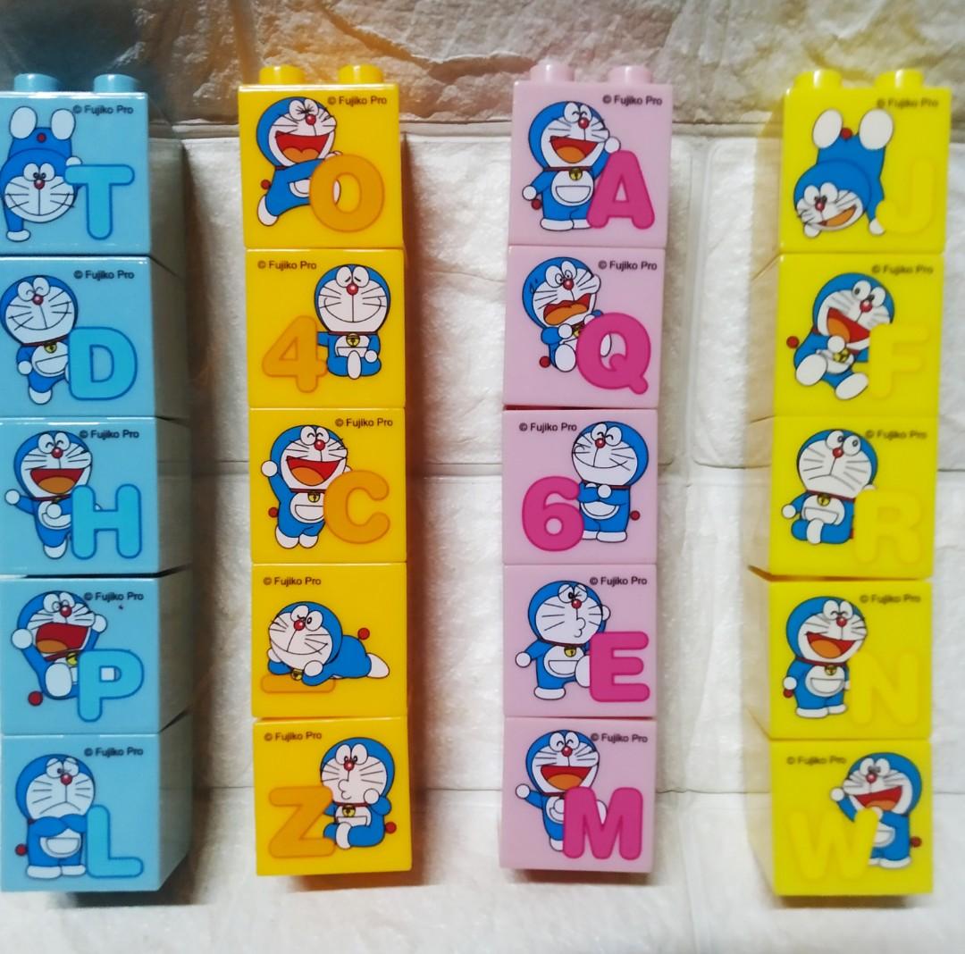 DORAEMON NUMBER AMD ALPHABET BLOCKS, Hobbies & Toys, Toys & Games on ...