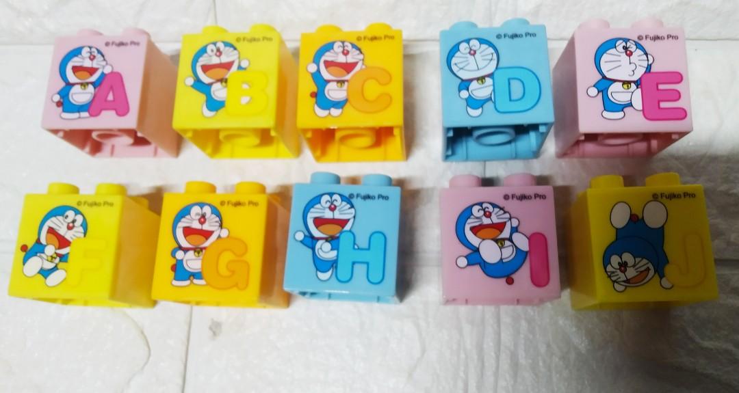 DORAEMON NUMBER AMD ALPHABET BLOCKS, Hobbies & Toys, Toys & Games on ...