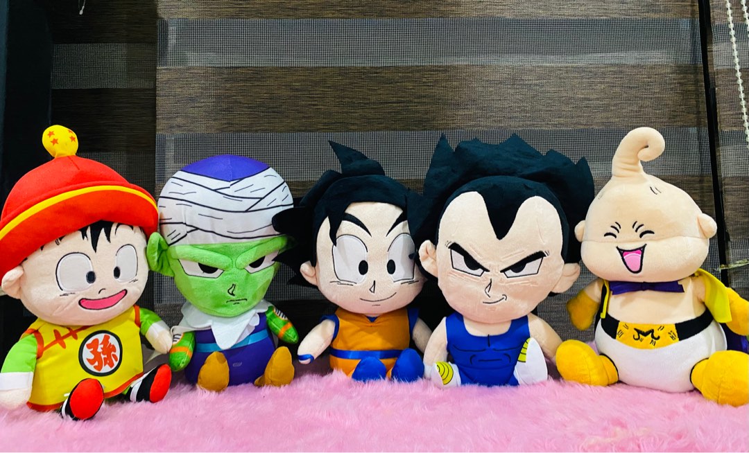 Dragon Ball Z plushies, Hobbies & Toys, Toys & Games on Carousell