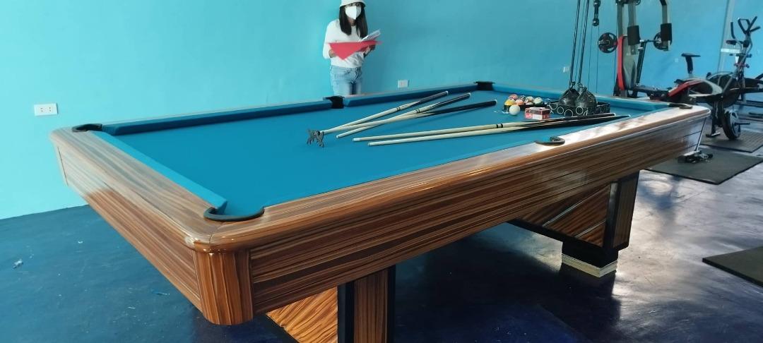 DUCCO FULLY REFURBISHED STANDARD BILLIARD TABLE WITH COMPLETE BRAND NEW ...