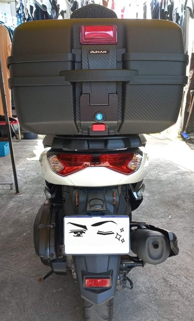 Duhan Top Box 32L with Bracket (NMAX V2), Motorbikes, Motorbike Parts ...
