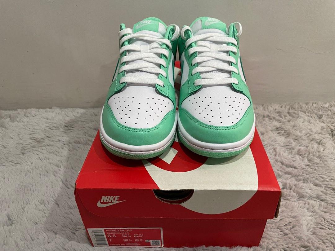 Dunk Low Green Glow 8.5W BNDS, Men's Fashion, Footwear, Sneakers on ...