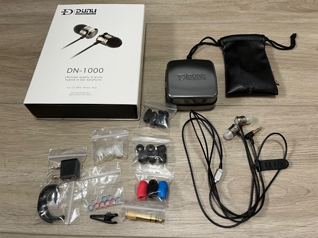 DUNU DN-1000 Hybrid earphone (twin BA + 1 dynamic drivers), Audio, Earphones on Carousell
