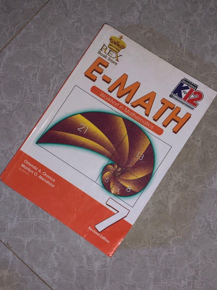 E-MATH 7, Hobbies & Toys, Books & Magazines, Textbooks on Carousell