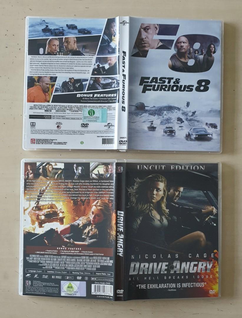 Faster, Fast & Furious,5, 7,8,Tokyo Drift, Drive Angry,Bad Lieutenant ...