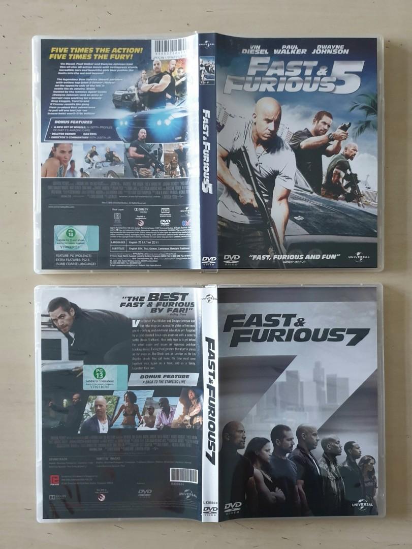 Faster, Fast & Furious,5, 7,8,Tokyo Drift, Drive Angry,Bad Lieutenant ...