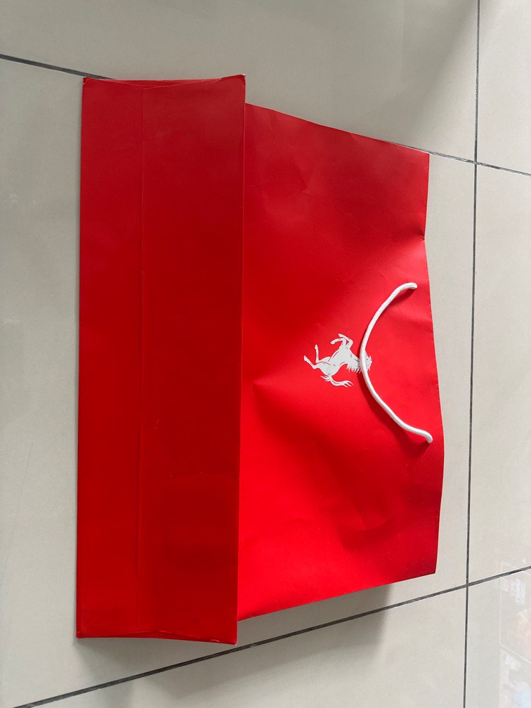 Ferrari recycle bag, Women's Fashion, Bags & Wallets, Clutches on Carousell