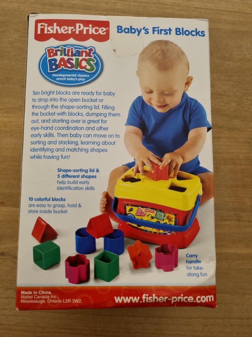 Fisher Price first blocks, Babies & Kids, Infant Playtime on Carousell