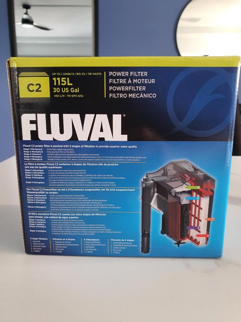 Fluval C2 HOB Filter, Pet Supplies, Homes & Other Pet Accessories on ...