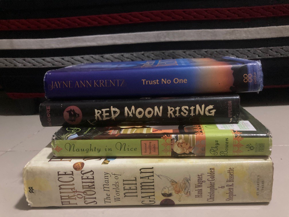 FOUR HARDBOUNDS FOR ONLY 120!!, Hobbies & Toys, Books & Magazines ...