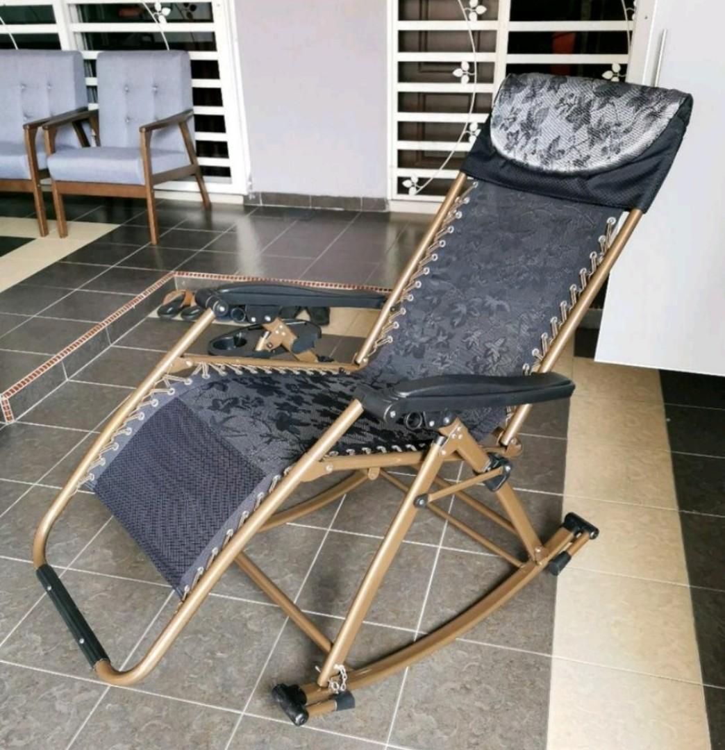 *FREE POST to West Malaysia only / Ready Stock* Foldable Rocking Chair ...