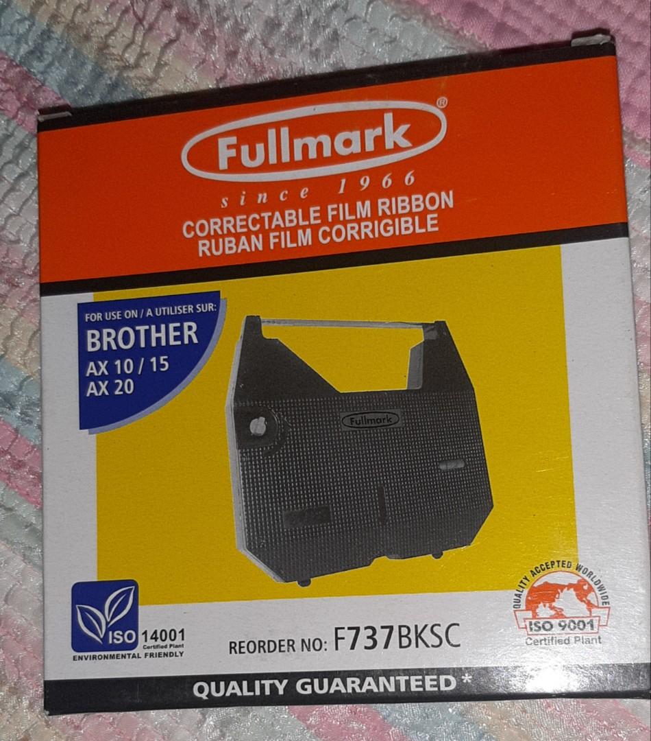 Fullmark Correctable Film Ribbon untuk BROTHER AX 10/15/20, Buku & Alat ...