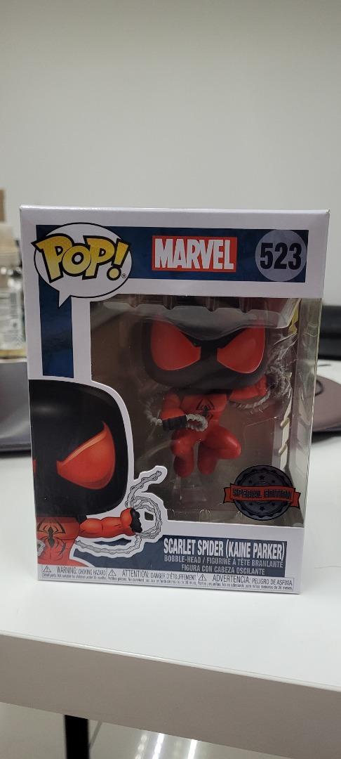 Funko Pop! Marvel #523 - Scarlet Spider (Kaine Parker), Hobbies & Toys ...
