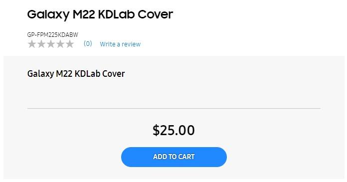 Samsung Galaxy M22 KDLab Transparent Cover / Casing (Official Samsung ...