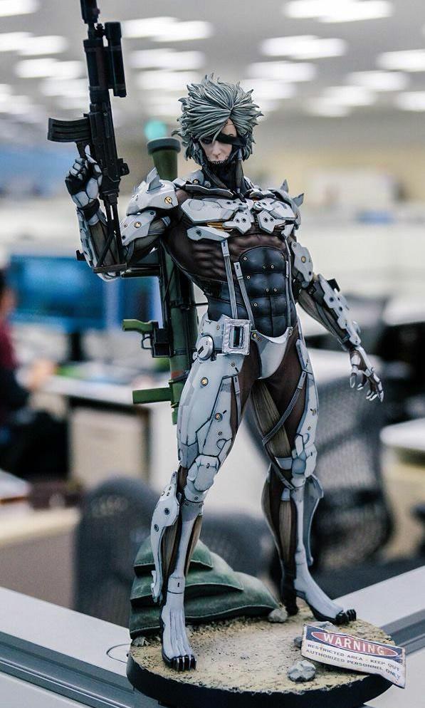 GECCO 1/6 SCALE WHITE RAIDEN METAL GEAR SOLID RISING REVENGEANCE hot toys xm prime 1 pvc statue ...