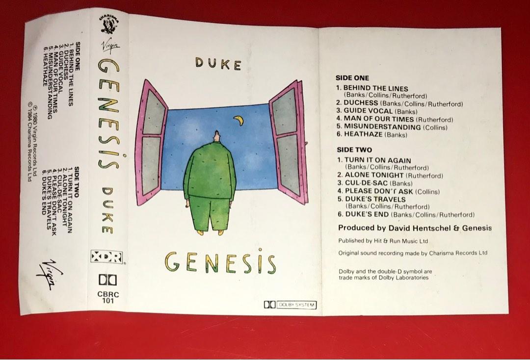 GENESIS - DUKE CASSETTE KASET, Hobbies & Toys, Music & Media, CDs ...
