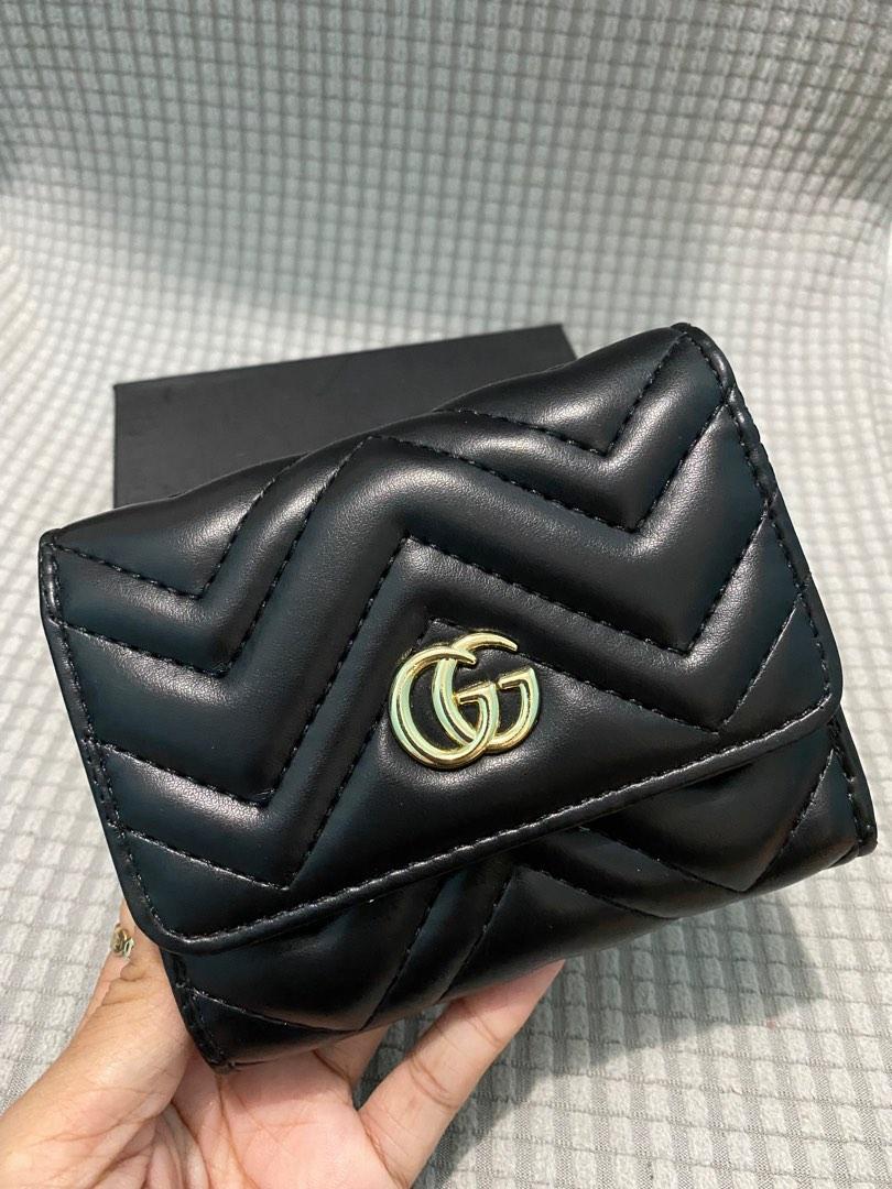 GG Trifold Short Wallet, Luxury, Bags & Wallets on Carousell